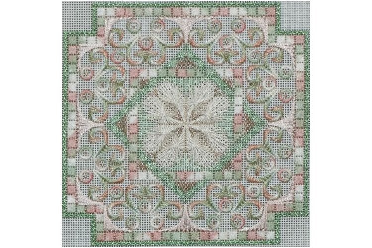 Swirls On Tile Kit | West End Embroidery